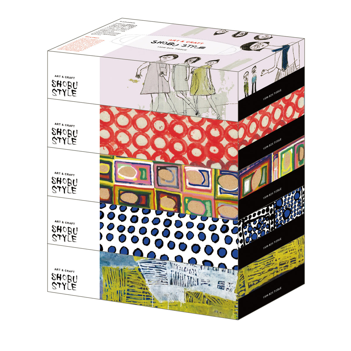 SHOBU STYLE BOXティッシュ150W 5P/16パック (送料･税込) – ティッシュ・ペーパータオル・トイレットペーパーの通販サイト カミカウ.com